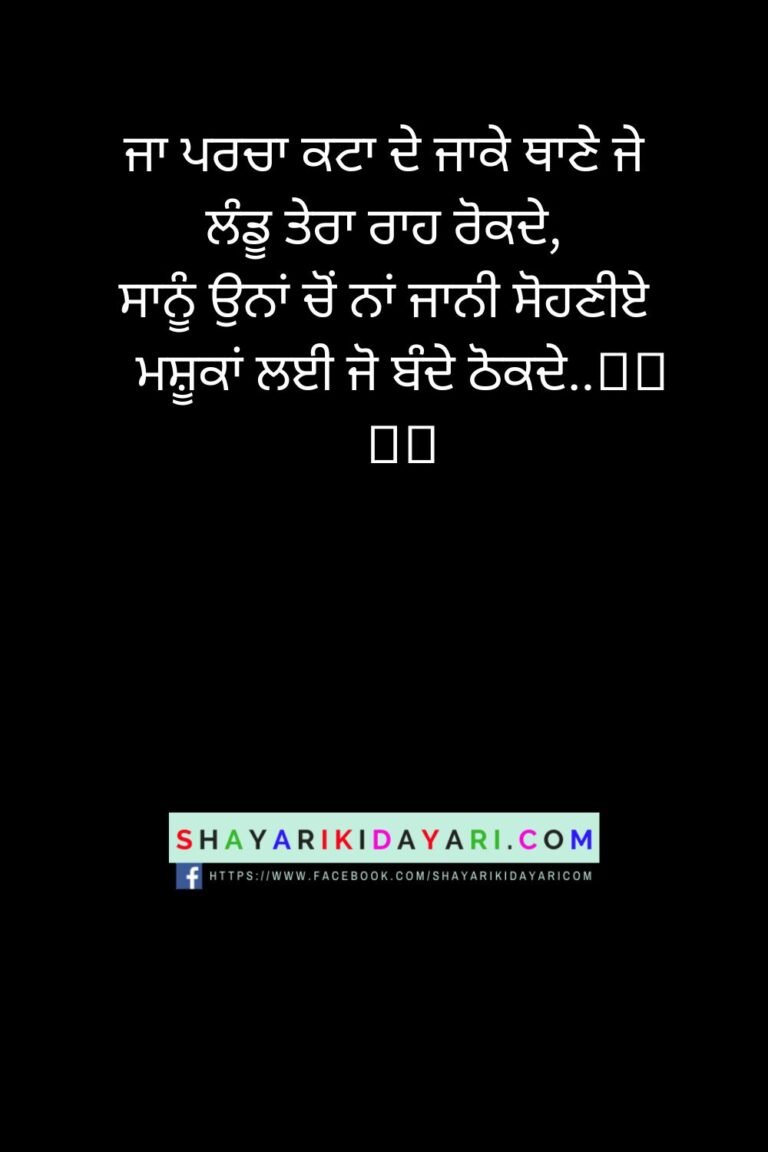 7+ Yaari Attitude Status In Punjabi {ਯਾਰ Punjabi Status} 2023 | Shayari ...
